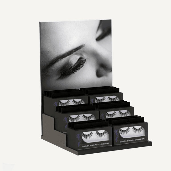 False Eyelash Display Stand | Cosmetic Retail POS | Luminati