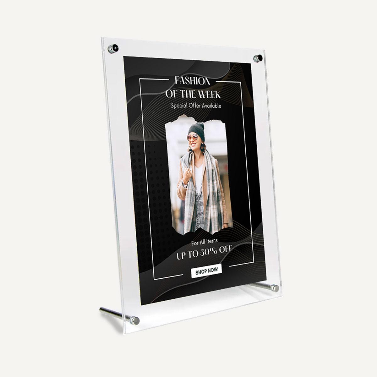 Acrylic Photo & Poster Frames | Perspex Picture Frame | Luminati