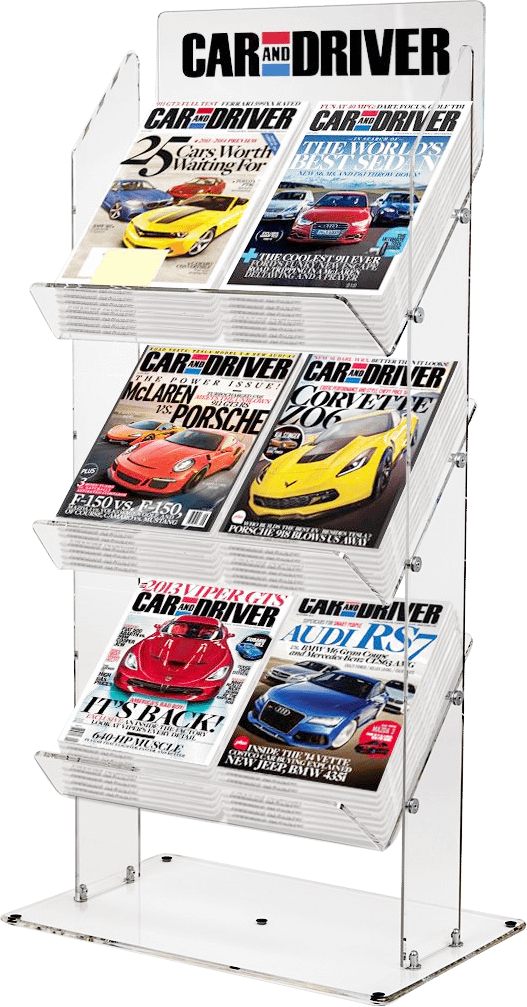 Newspaper Stand & Magazine Display Stand | Luminati