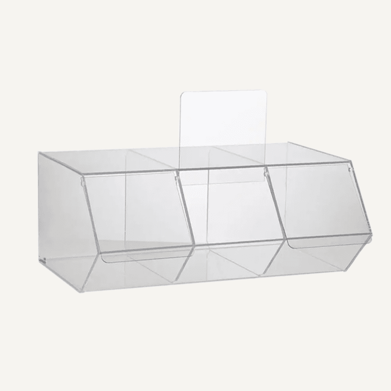 Pick and Mix Dispenser | Acrylic Food Bin with Lid | From £40.10