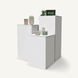 Acrylic Display Plinth Pedestals | Set Of Three | Up to 1000mm High