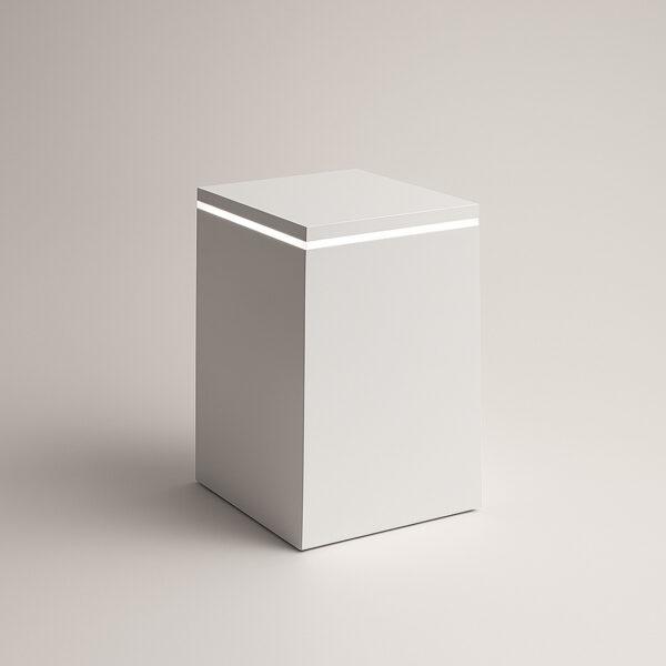 Illuminated Retail Plinths | Display Plinth With LED Light Strip | UK