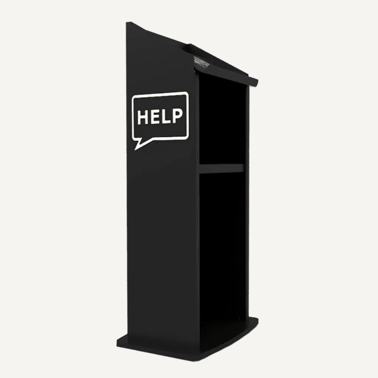 Illuminated Help & Information Station | Help Point & Plinths