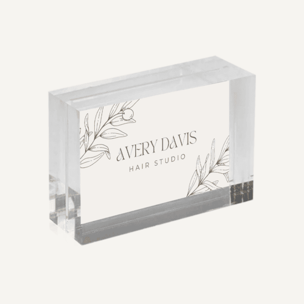 Display Branding Blocks | A5, A6, Business Card Landscape
