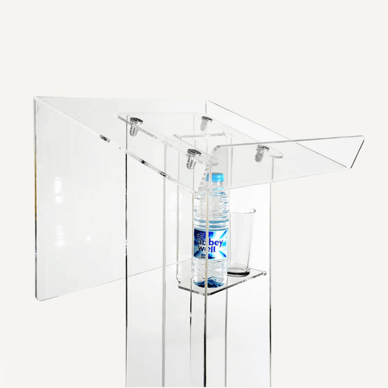 Clear Acrylic Lectern | Clear Perspex Lectern | Luminati