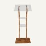 Curved Wooden Lectern | For Lectures, Presentation & Church
