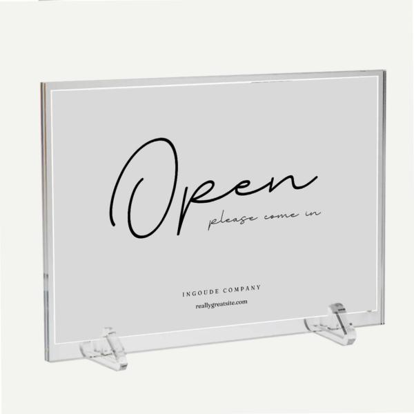 Double Sided Photo Frame | Freestanding Acrylic Frame