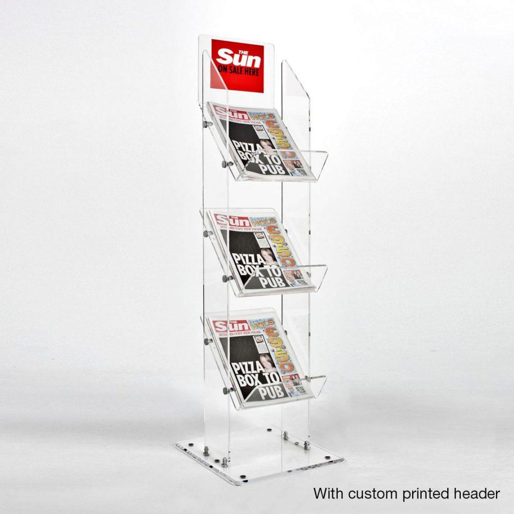 Newspaper & Magazine Display Stand | Luminati