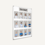 Staff Photo Display Boards | A6 & A5 Photo Pockets | From £117.13