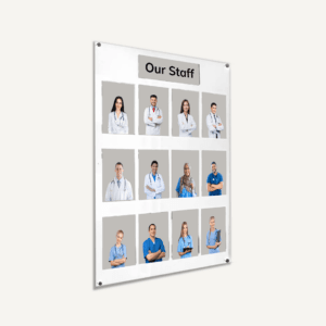Staff Photo Display Boards | A6 & A5 Photo Pockets | From £117.13