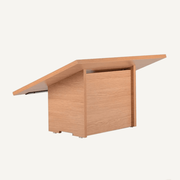Wooden Flat Pack Portable Desktop Lectern | Luminati