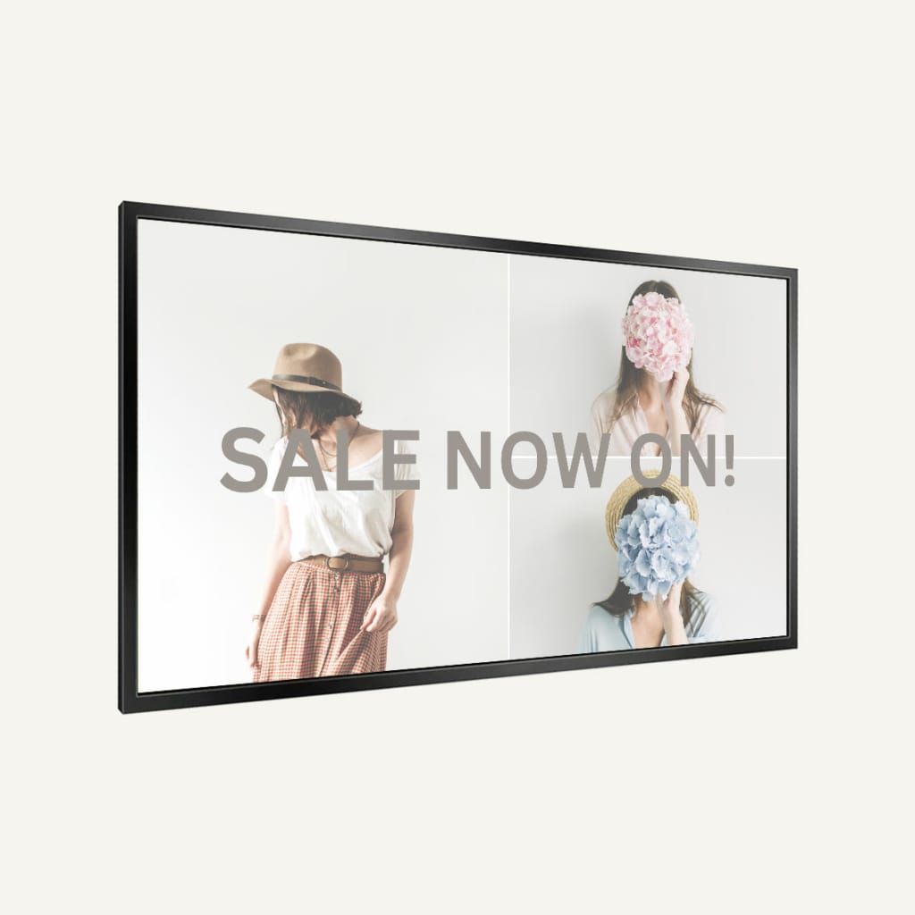 Window Advertising Screen | Advertising Screens For Shop windows | Luminati