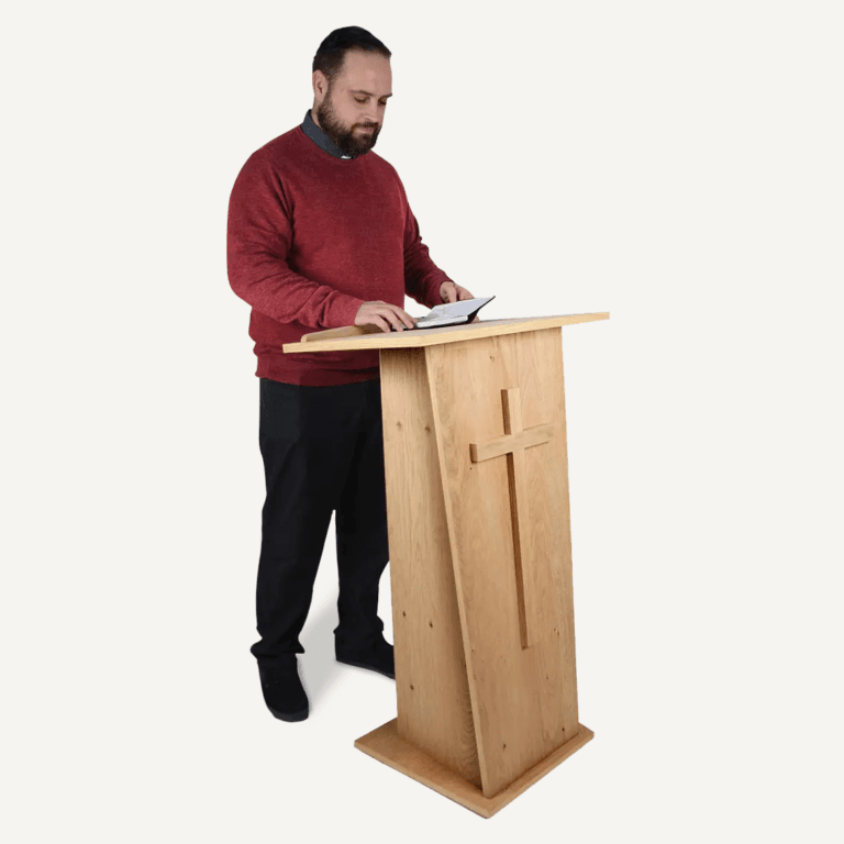 Wooden Church Lectern Pulpit