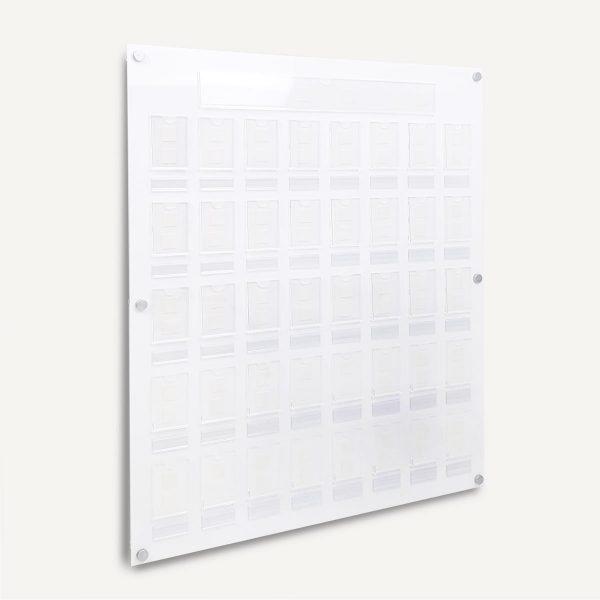 Staff Photo Board with Name Pockets | Up to 60 Photos