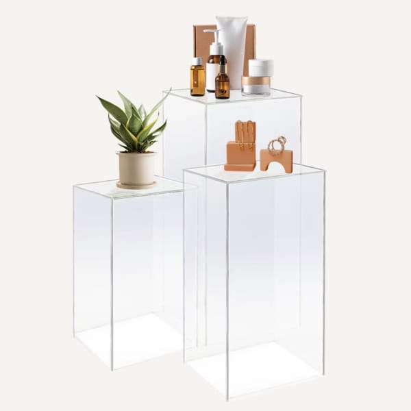 Acrylic Display Plinth | Up To 900mm High | Luminati