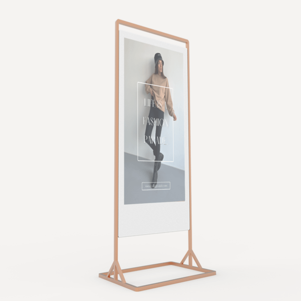 Super Slim Freestanding Double-Sided Digital Posters | Luminati