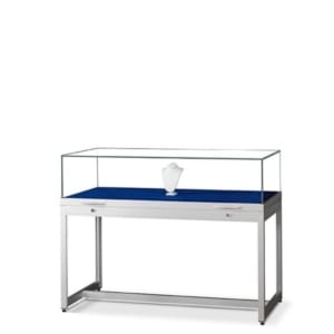 Easy Open Showcase Table with Gas Springs | Luminati