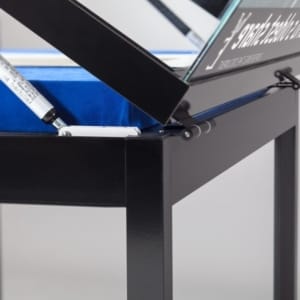 Easy Open Showcase Table with Gas Springs | Luminati