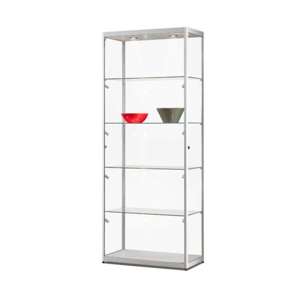 Glass Display with Top & Side Lights | Luminati