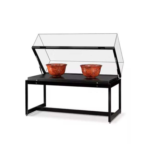 Easy Open Showcase Table with Gas Springs | Luminati