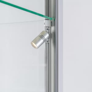 Glass Display Cabinet with LED Side Lights | Luminati