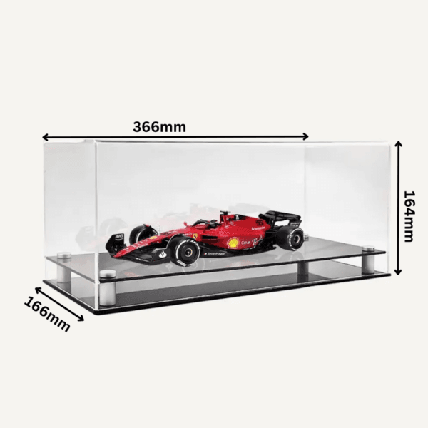 Double Base 1:18 F1 Car Display Case | Acrylic Display Case