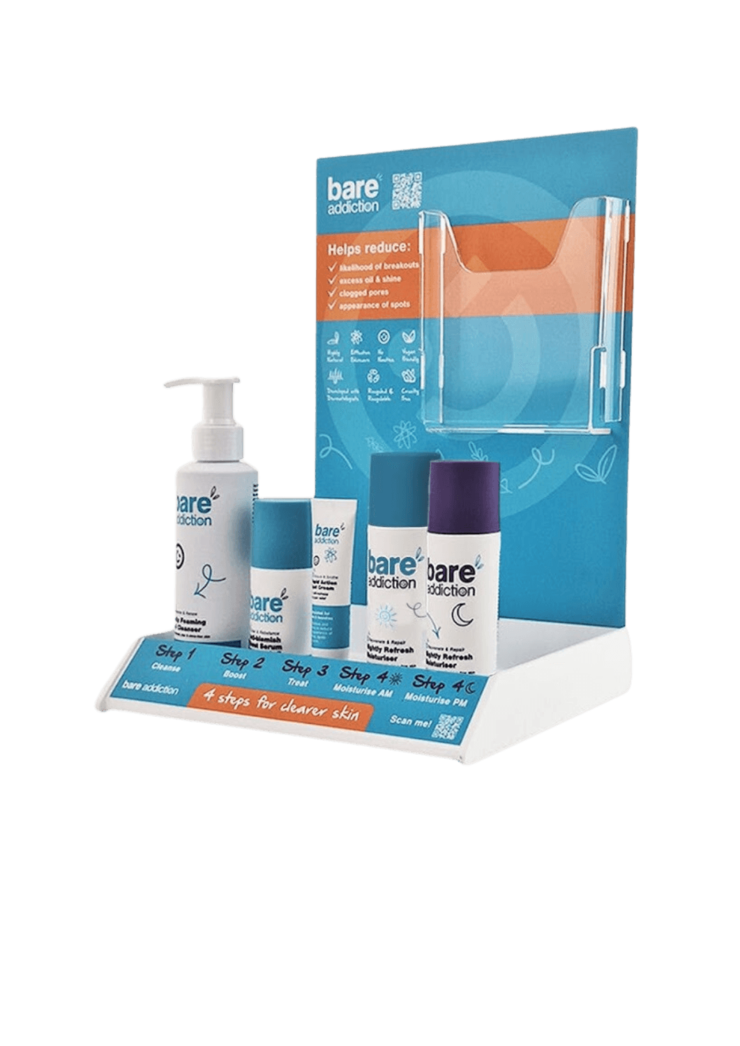 Custom Counter top Beauty Product Display Unit | Luminati Case Study