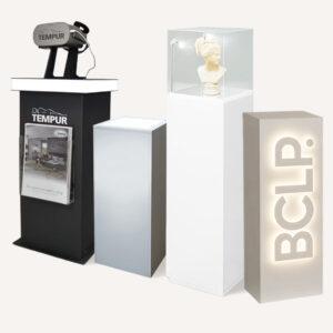 Illuminated Display Plinth Pedestals | LED Product Displays | Luminati