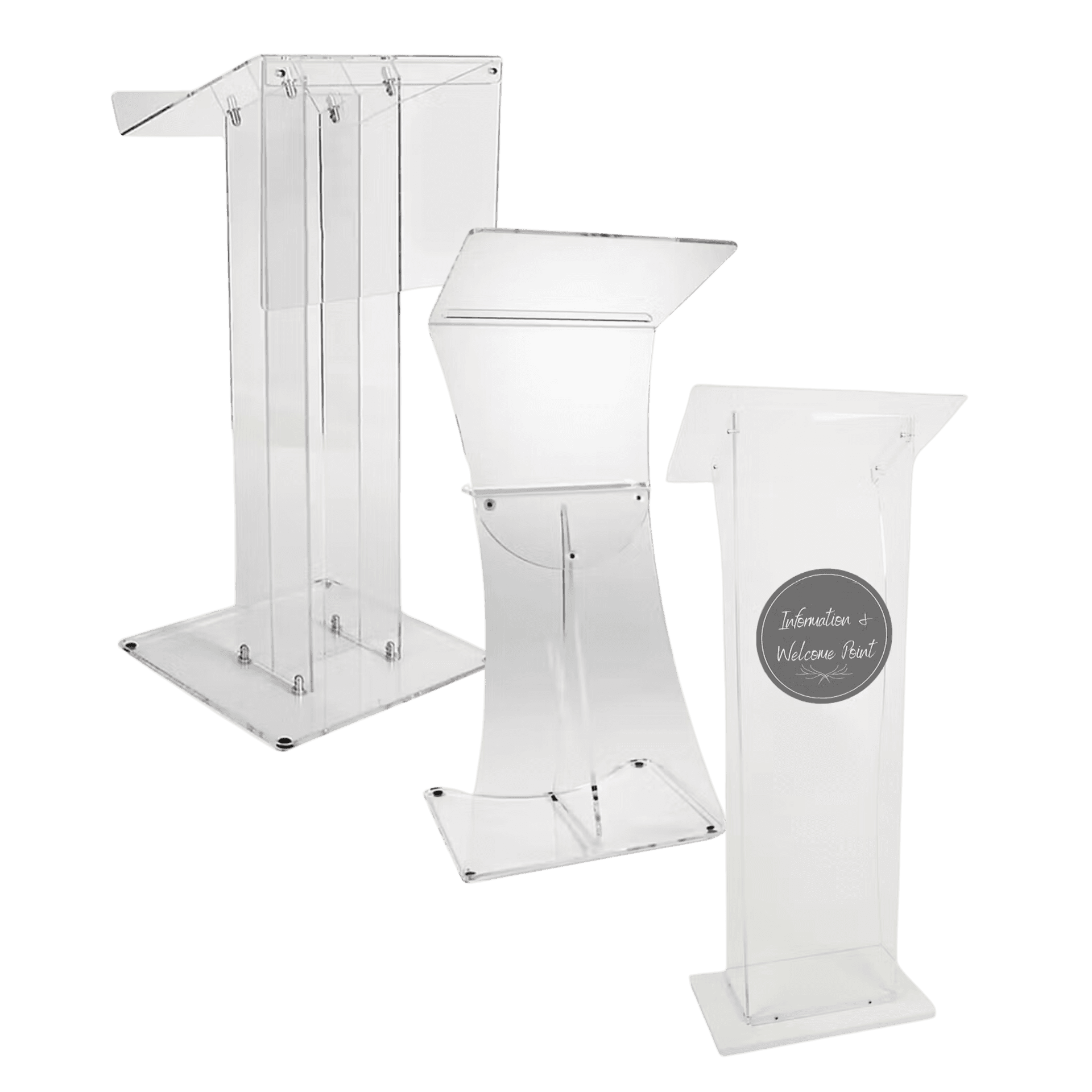 Clear Acrylic Lecterns & Podiums | Perspex Lectern | Luminati