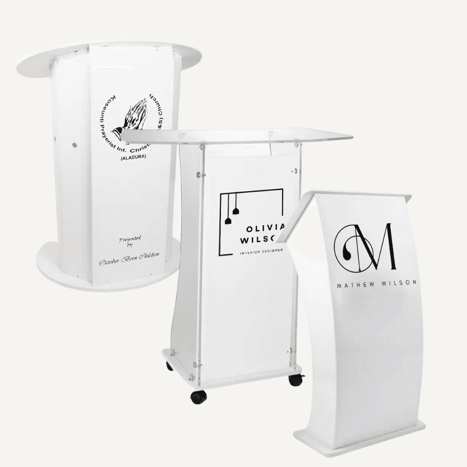 White Lecterns | Lecterns and Podiums | Luminati
