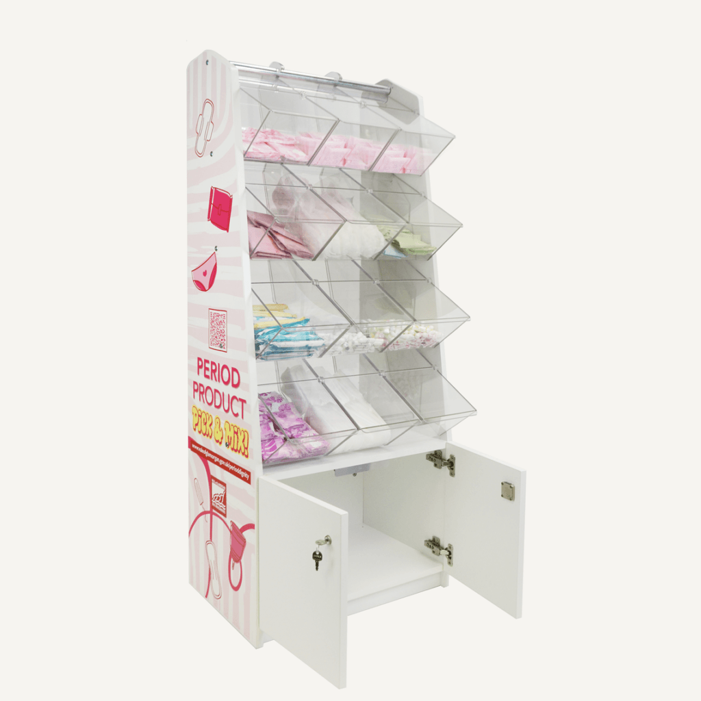 Period Product Pick & Mix Stand - Floorstanding Multi-Bin