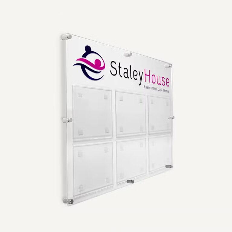 Printed Notice Display | Branded With Your Logo | Luminati