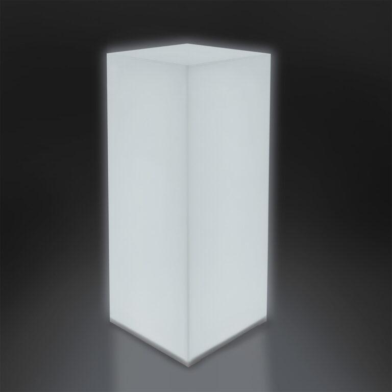 Illuminated Display Plinth Pedestals | Colour Changing