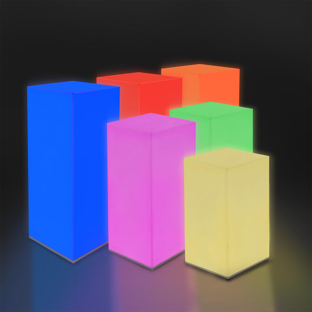 Illuminated Display Pedestals Illuminated LED Menu Stand Hi Light