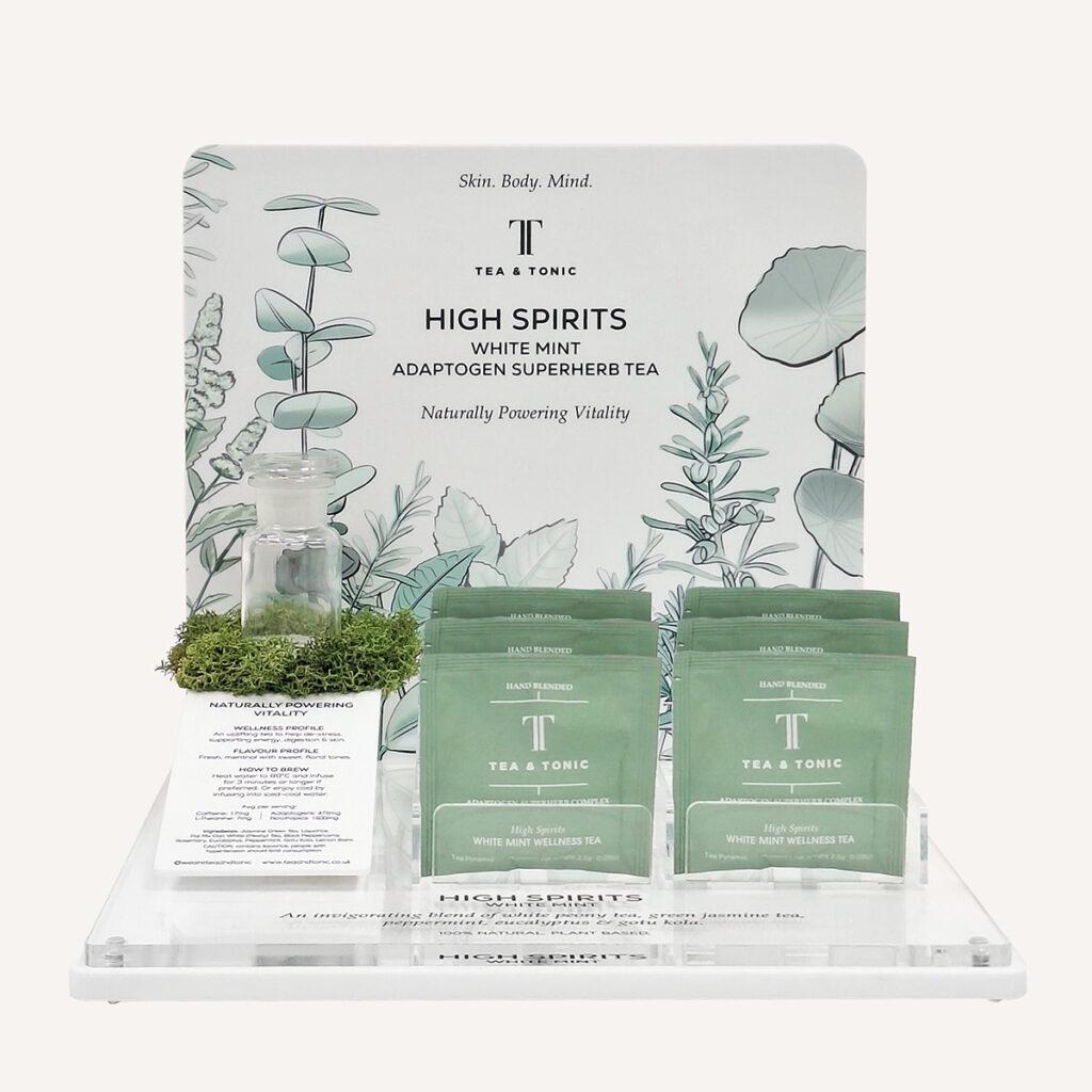 Custom Countertop Display Units | Tea & Tonic | Luminati Case Study