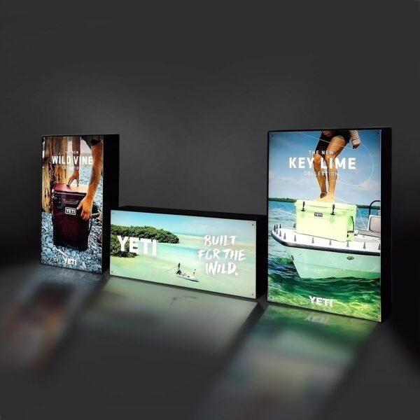 Custom Lightbox displays | Interchangeable Graphics Panel