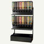 Freestanding Bulk Candy Dispenser Stand With Storage Shelf | Luminati