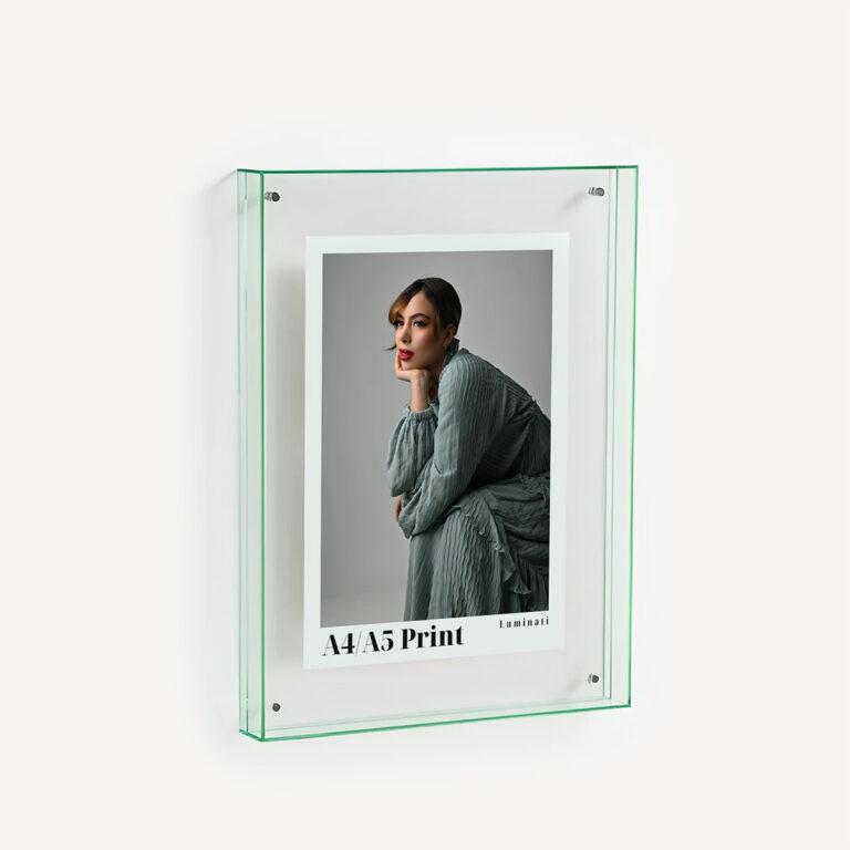 Colourful Transparent Acrylic Picture Frame | A4, A5 & A6 Frames | Luminati