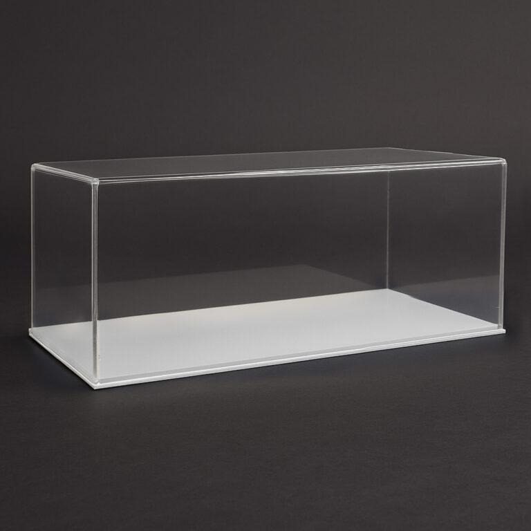 Clear Model Display Case With Base | UV protection | Luminati