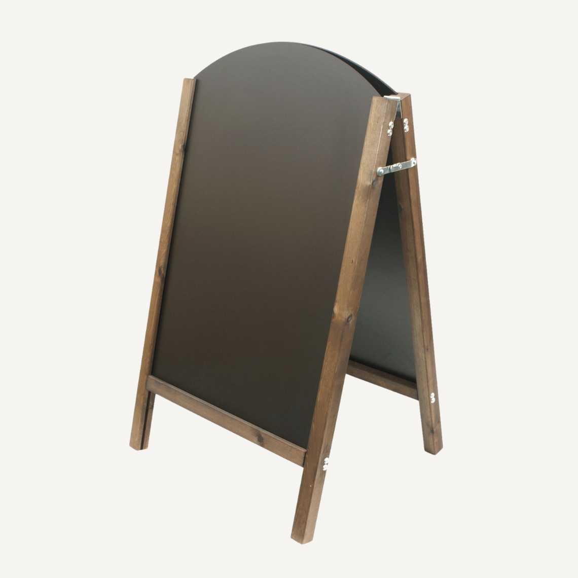 Curved Top Wooden A-Board | Luminati
