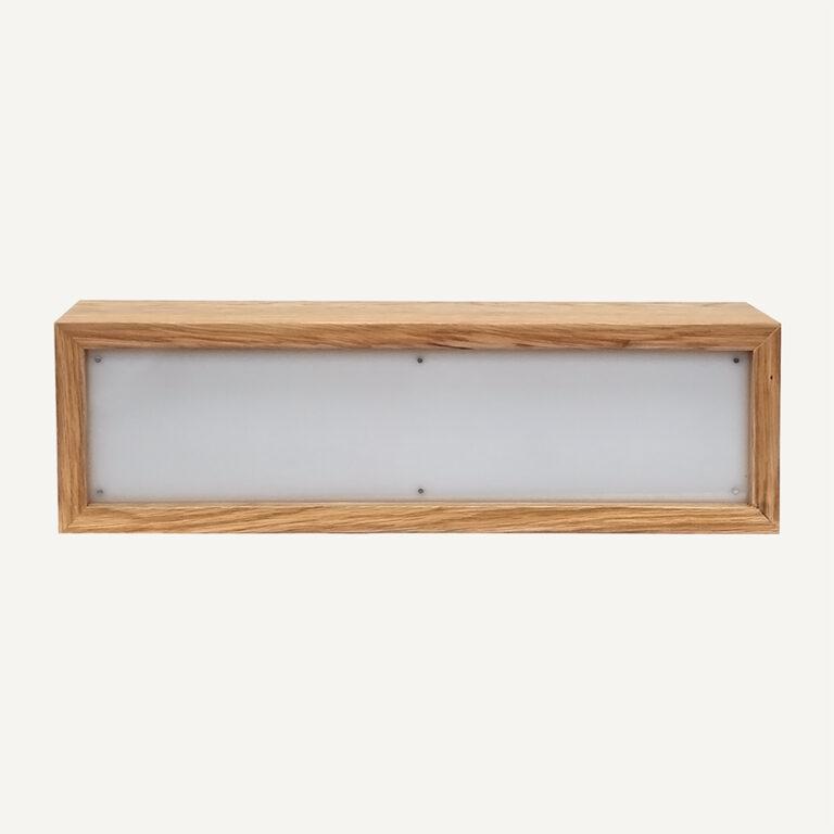 Wooden Light Box With Interchangeable Graphics Trap | Backlit Displays ...
