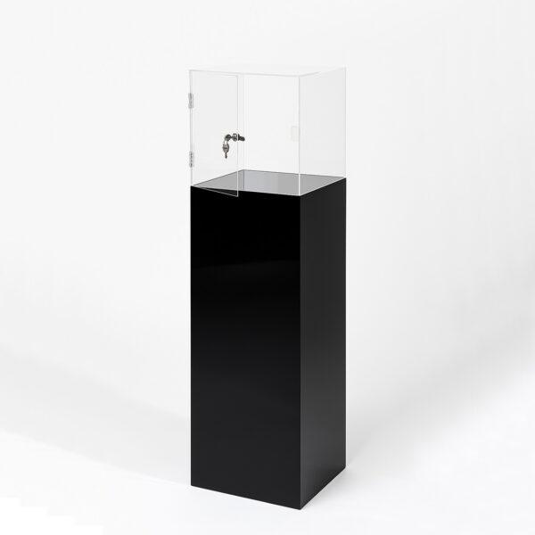 Display Plinth with Lockable Display Case | Easy Access Door | UK
