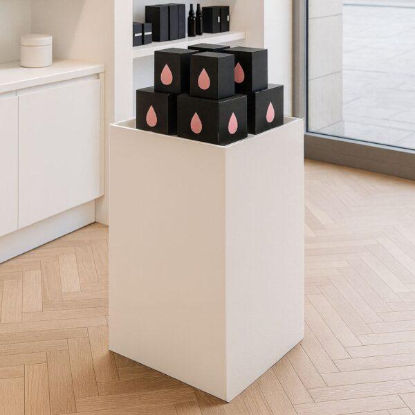 Acrylic Table Plinth with High-Sides | Impulse Purchase Displays | Luminati