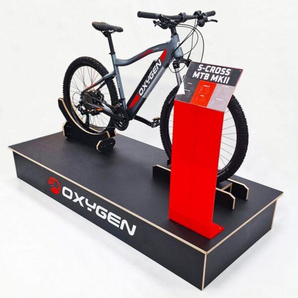Adjustable Bike Display Stand | Branded Bike Display Podium | POS
