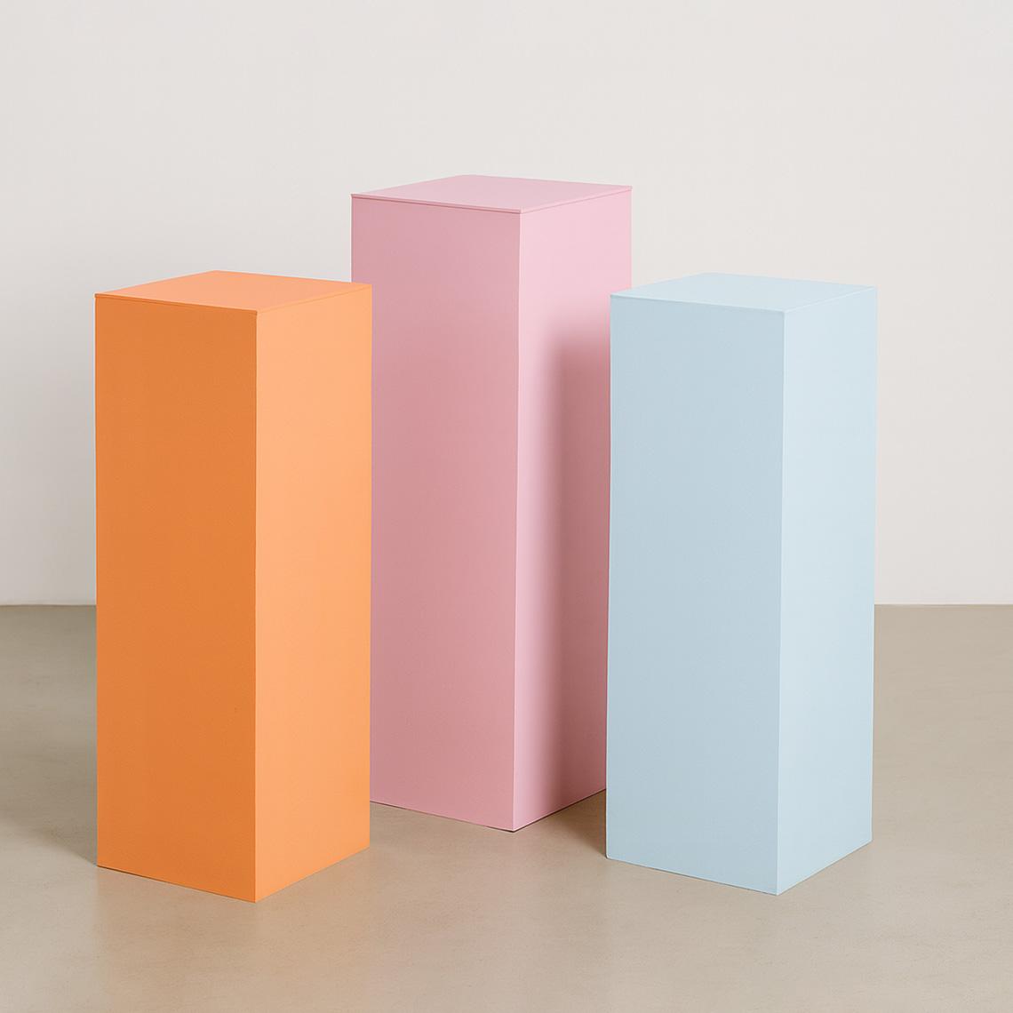 Pastel Plinths | Colourful Retail Displays | Brand Your Display With ...