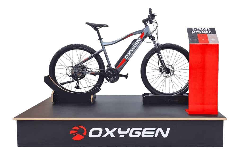 Bespoke Adjustable Bike Display Stand For Oxygen | Luminati Case Study